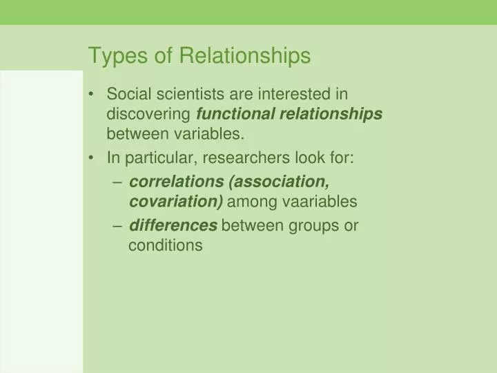 PPT - Types of Relationships PowerPoint Presentation, free download ...