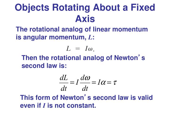 PPT - Rotational Motion and Angular Momentum PowerPoint Presentation ...
