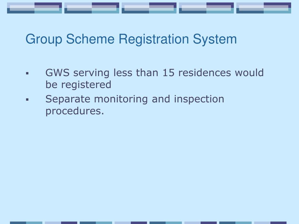 PPT - Water Services National Training Group and National Federation of ...