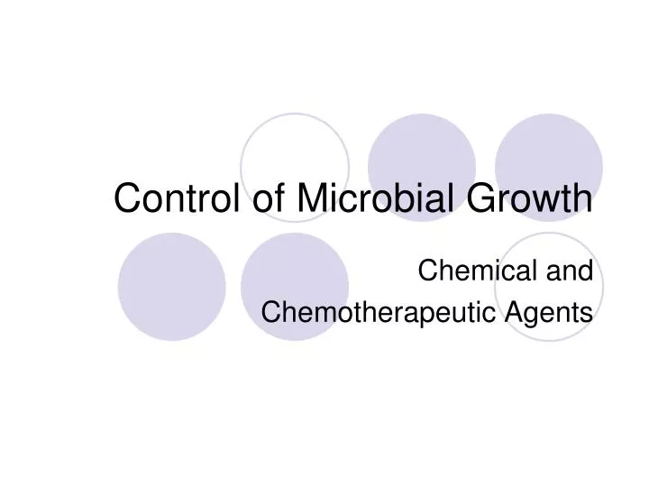 PPT - Control of Microbial Growth PowerPoint Presentation, free ...