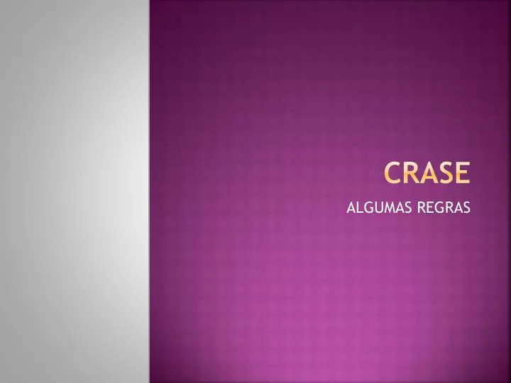 PPT - crase PowerPoint Presentation, free download - ID:1119165