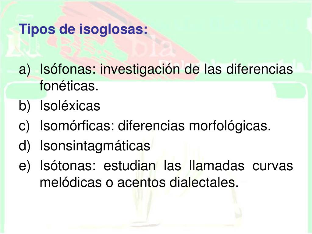 PPT - TEMA 2 LA DIALECTOLOGÍA Y SUS MÉTODOS Dialectología histórica y ...