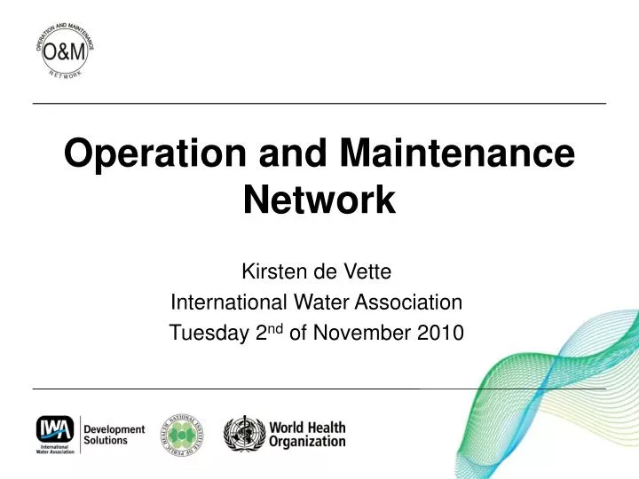 PPT - Operation and Maintenance Network PowerPoint Presentation, free ...
