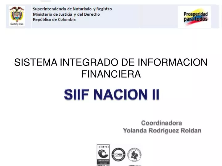 PPT - SIIF NACION II PowerPoint Presentation, free download - ID:1121457