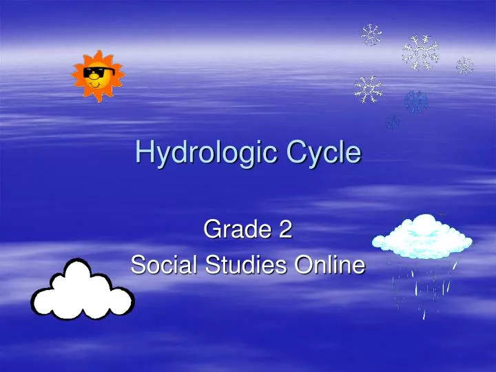 PPT - Hydrologic Cycle PowerPoint Presentation, free download - ID:1121730