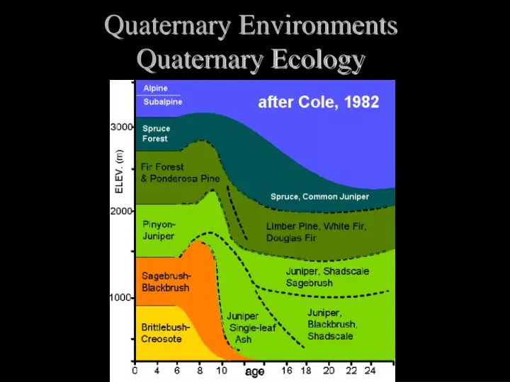 PPT - Quaternary Environments Quaternary Ecology PowerPoint ...