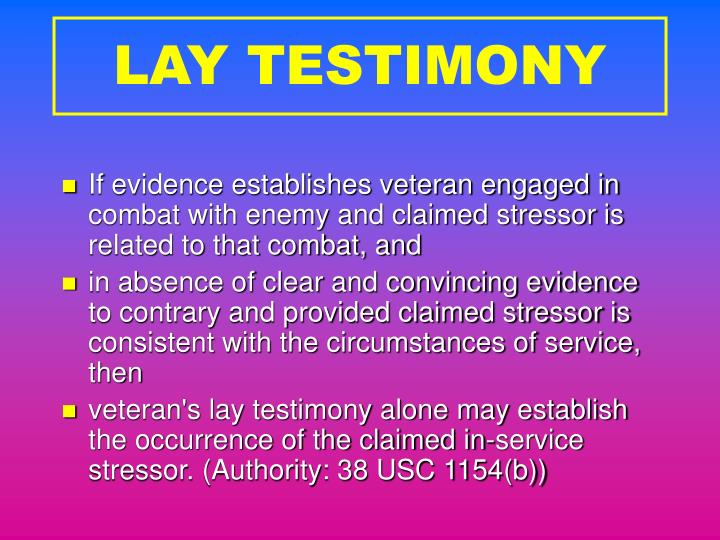 May a lay witness testify to a conlcusion - inrikoswiss