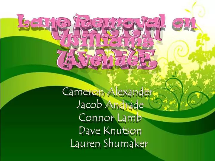 PPT - Green Wave PowerPoint Presentation, free download - ID:1122878