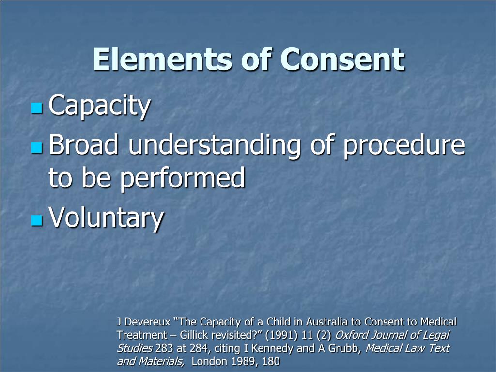 PPT - Children, Competency and Consent to Cosmetic Surgery PowerPoint ...