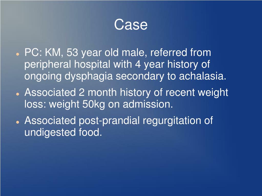 PPT - Colonic interposition for benign oesophageal disease. PowerPoint ...