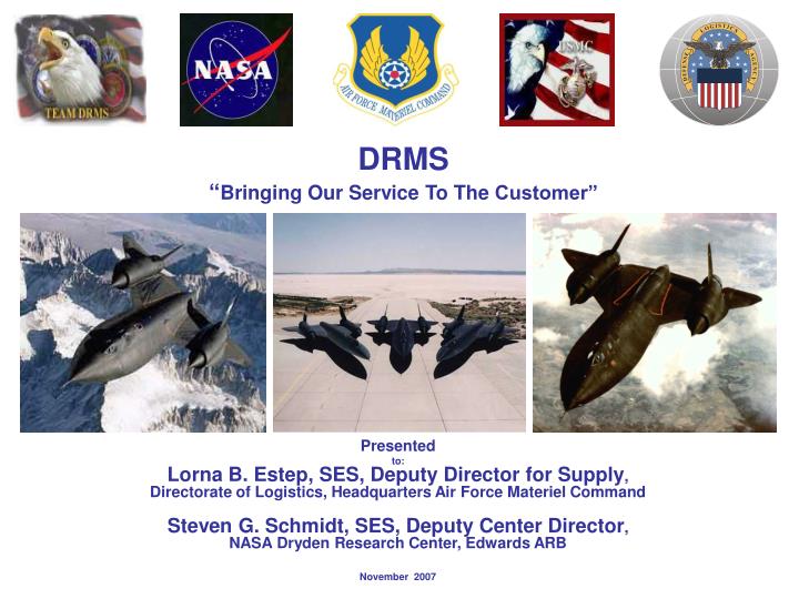 PPT - DRMS “ Bringing Our Service To The Customer” PowerPoint ...