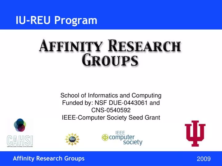 PPT - IU-REU Program PowerPoint Presentation, free download - ID:1126819
