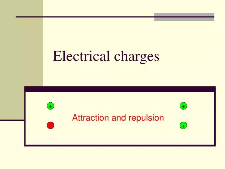 PPT - Electrical charges PowerPoint Presentation, free download - ID ...