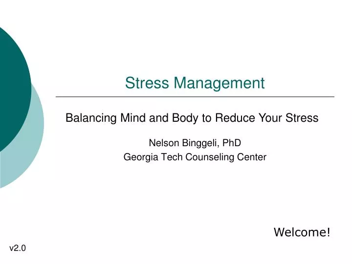 PPT - Stress Management PowerPoint Presentation, free download - ID:1127987