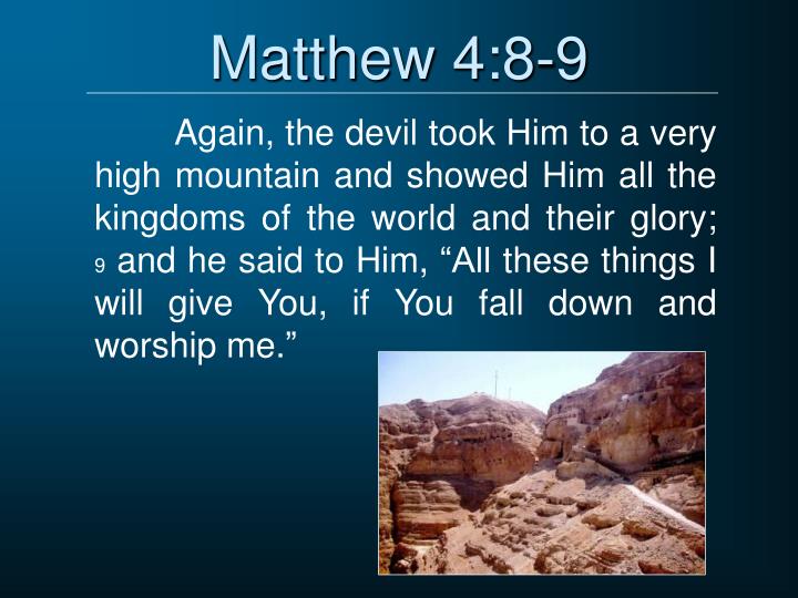 PPT - Matthew 4:1-11 PowerPoint Presentation - ID:1128088