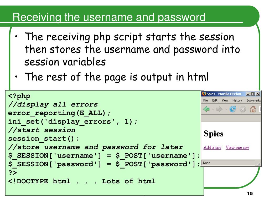 Ppt F27db Introduction To Database Systems Accessing Mysql Database Via Php 1 Powerpoint 0597