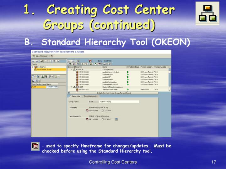 PPT - Controlling Cost Centers PowerPoint Presentation - ID:1130025