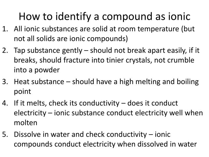 PPT - Properties of ionic compounds PowerPoint Presentation - ID:1130121