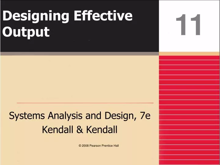 PPT - Designing Effective Output PowerPoint Presentation, free download ...