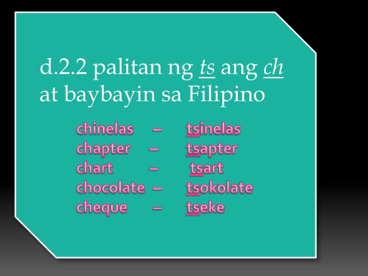PPT - ORTOGRAPIYA NG WIKANG FILIPINO PowerPoint Presentation - ID:1130862