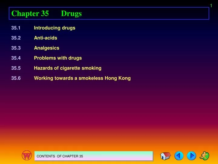 PPT - Chapter 35 Drugs PowerPoint Presentation, free download - ID:1131133
