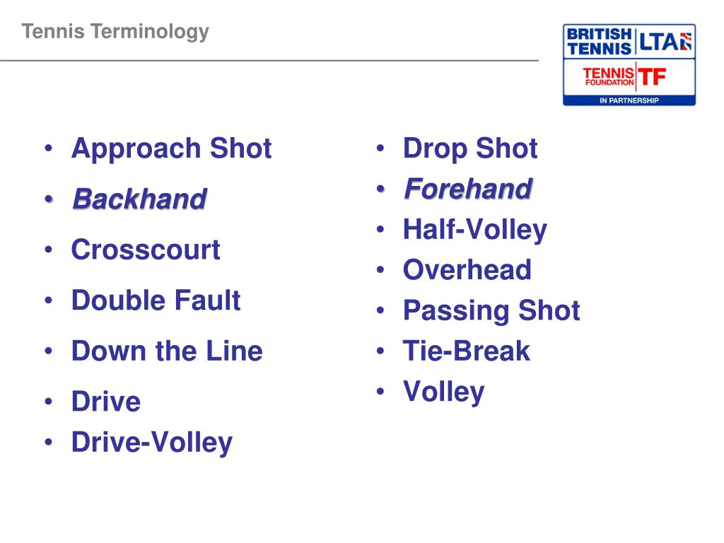 PPT - Tennis & Further Education Taught Lesson Supporting Presentation ...