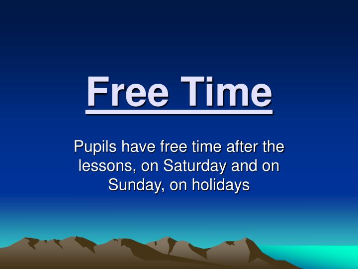 Free time powerpoint theme for microsoft powerpoint - fetiarea