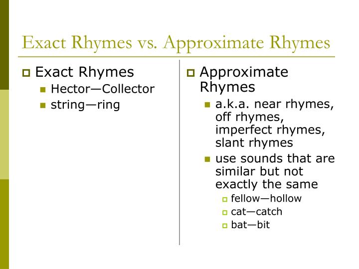PPT - Review of Poetic Terms PowerPoint Presentation - ID:1131549