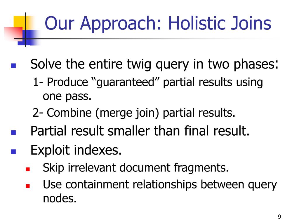 Ppt Holistic Twig Joins Optimal Xml Pattern Matching Powerpoint Presentation Id1132163