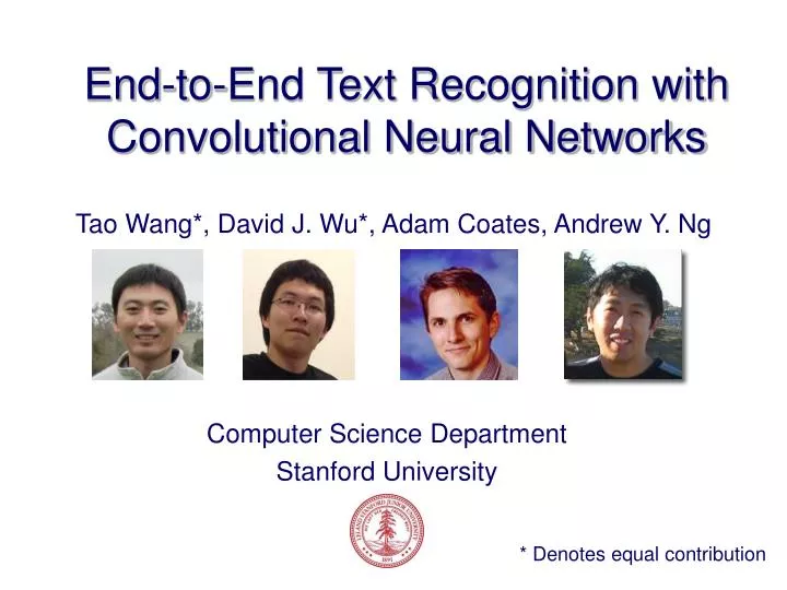 Ppt End To End Text Recognition With Convolutional Neural Networks Powerpoint Presentation