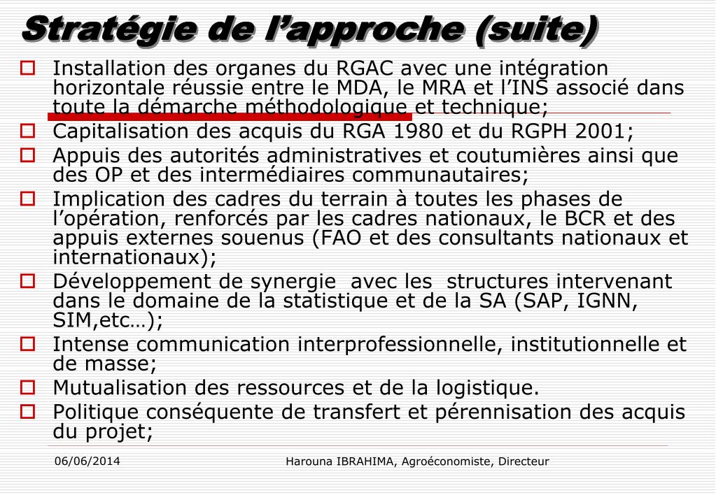 PPT - REPUBLIQUE DU NIGER FRATERNITE – TRAVAIL – PROGRES MINISTERE DE L ...
