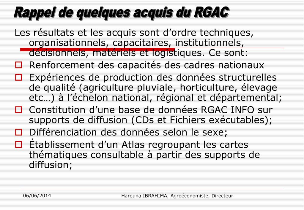 PPT - REPUBLIQUE DU NIGER FRATERNITE – TRAVAIL – PROGRES MINISTERE DE L ...