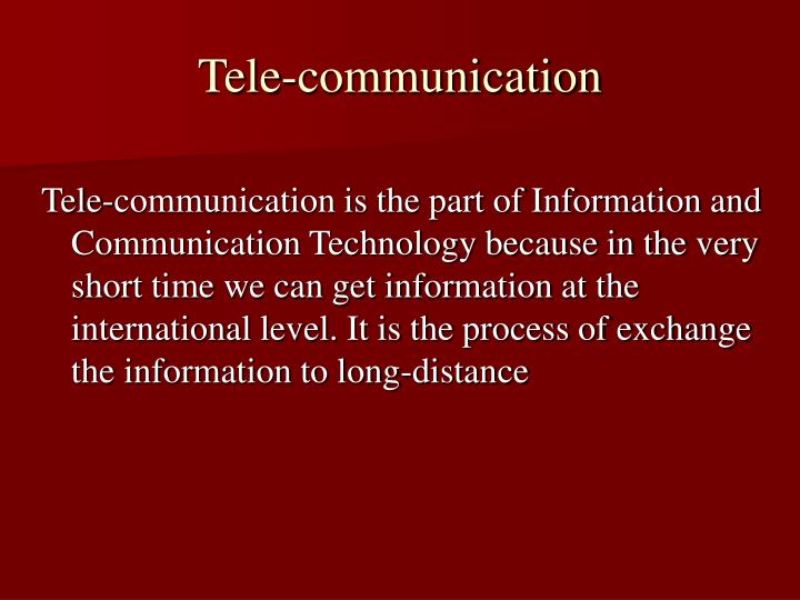 PPT - Communication Technology PowerPoint Presentation - ID:1133743