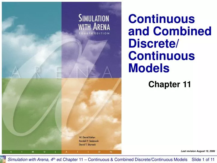 Ppt Continuous And Combined Discrete Continuous Models Powerpoint Presentation Id 1133802