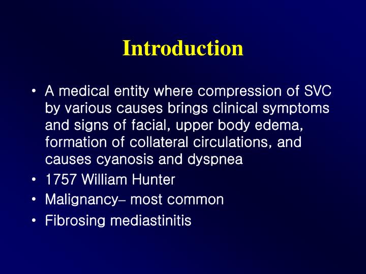 PPT - SVC Syndrome PowerPoint Presentation - ID:1134571