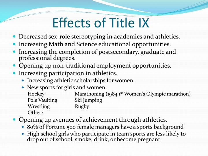 Ppt What Is Title Ix Powerpoint Presentation Id 1134795