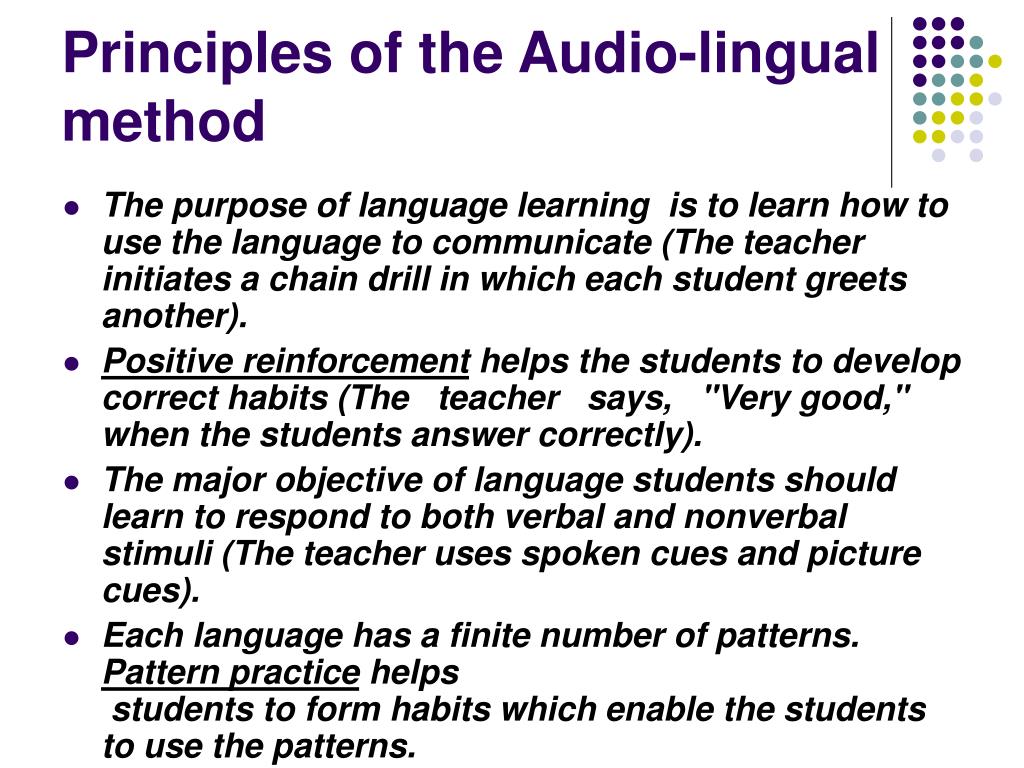 PPT - Audio - Lingual Method PowerPoint Presentation, free download ... PPT - Audio - Lingual Method PowerPoint Presentation, free download ...