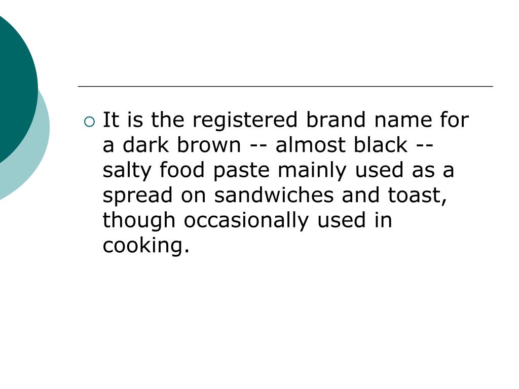 PPT - Vegemite PowerPoint Presentation, free download - ID:1137378