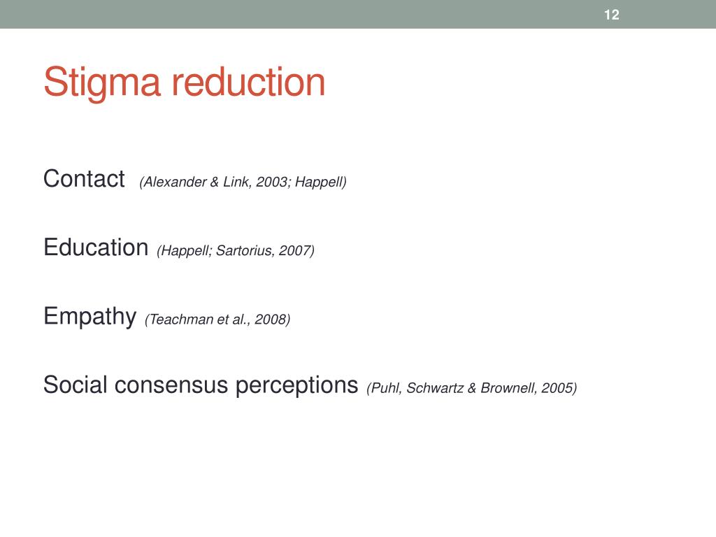 PPT - A Double Stigma: combined physical - mental illness ...