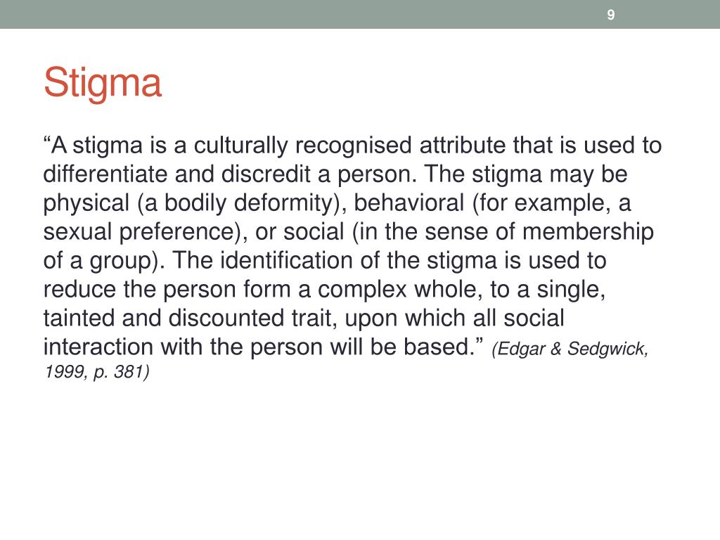 PPT - A Double Stigma: combined physical - mental illness ...