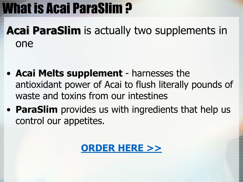 PPT - Acai Paraslim Promo Code | Acai Paraslim PowerPoint Presentation ...