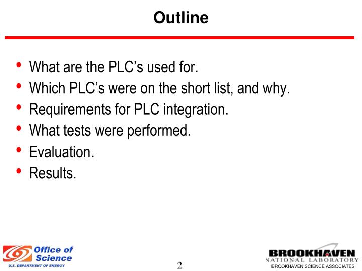PPT - PLC Selection Criteria and Results PowerPoint Presentation - ID ...