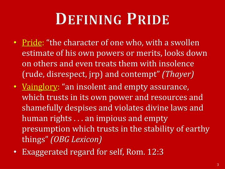 PPT - Pride PowerPoint Presentation - ID:1139242