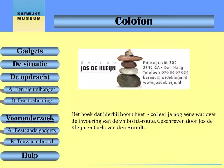 PPT - Colofon PowerPoint Presentation, free download - ID:1139715