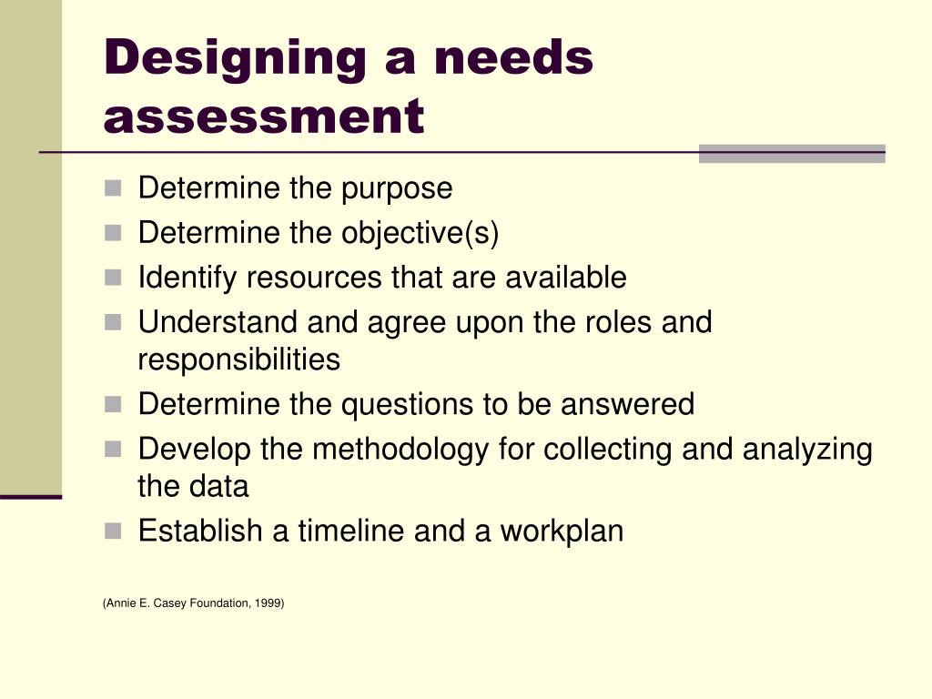 PPT - Conducting a Needs Assessment PowerPoint Presentation, free ...