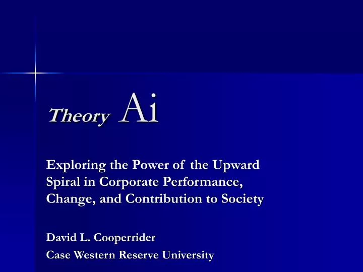 PPT - Theory Ai PowerPoint Presentation, free download - ID:1141737