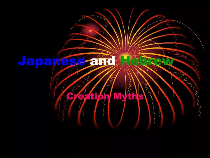 PPT - Japanese and Hebrew PowerPoint Presentation, free download - ID ...