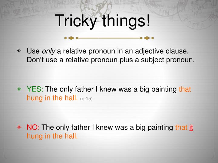 PPT - Adjective Clauses PowerPoint Presentation - ID:1143537