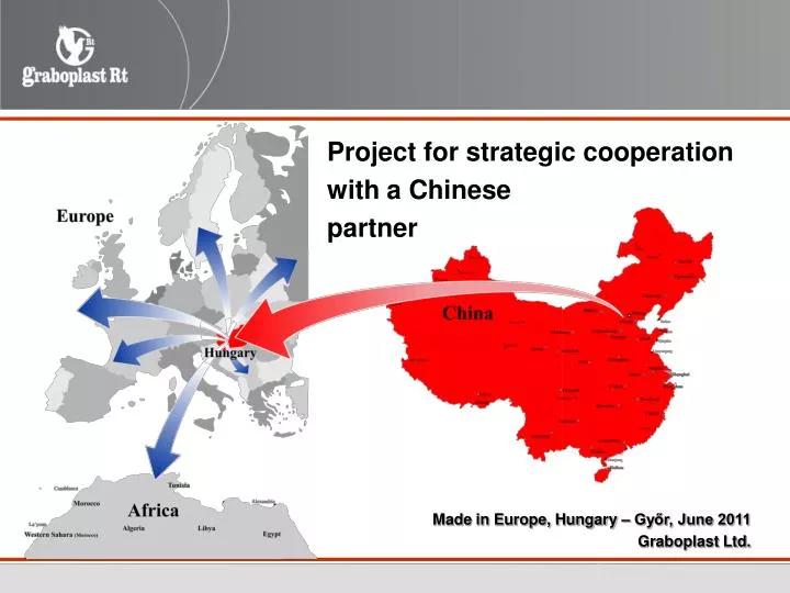 PPT - Project for strategic cooperation with a Chinese partner ...