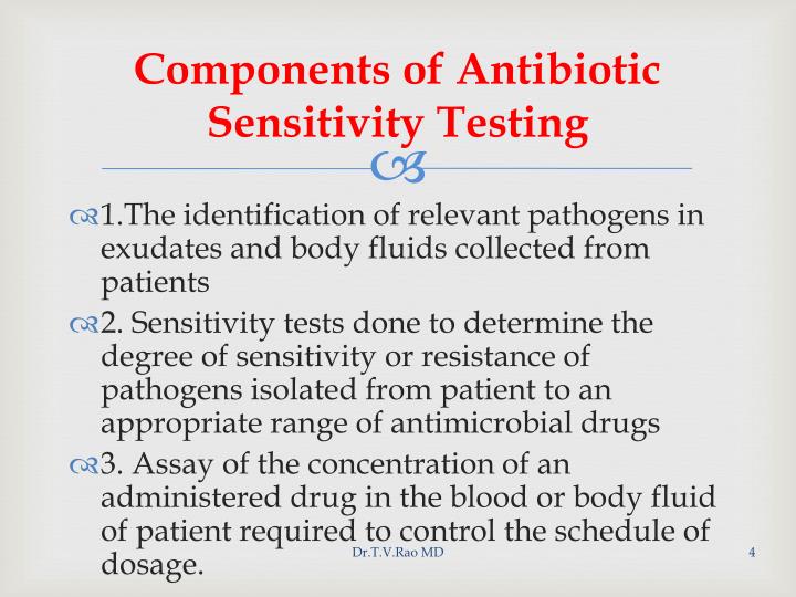 PPT - Antibiotic Sensitivity Testing PowerPoint Presentation - ID:114544